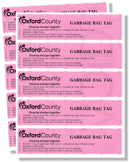 Garbage Bag Tags – Oxford County